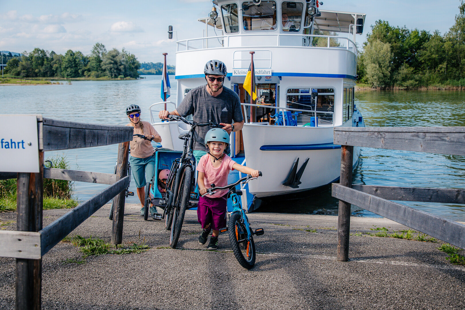 Cycling with children - Füssen im Allgäu