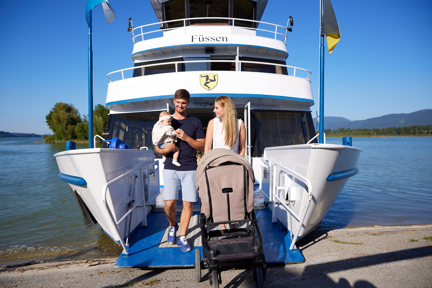 Forggensee boat trips - Füssen im Allgäu