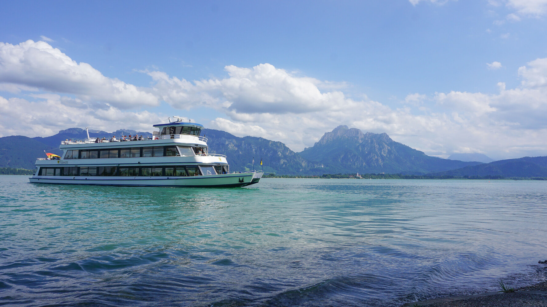 Forggensee boat trips - Füssen im Allgäu